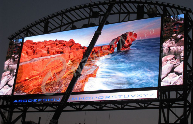 P25 Great waterproof LED Screen Video , Building outdoor full color led ...