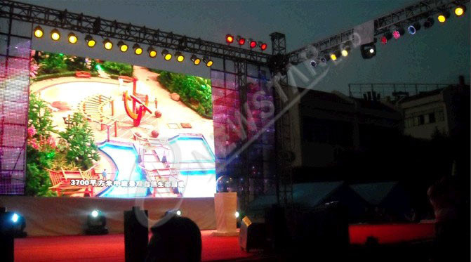 SMD 3535 Outdoor P15.625 Transparent LED Screen / Rental LED Display ...